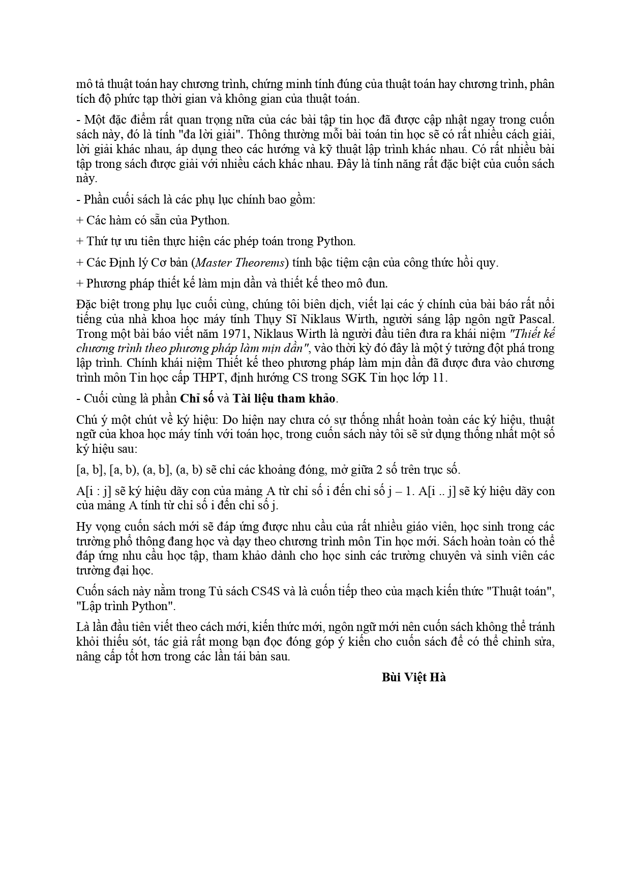 PYTHON: THUẬT TOÁN VÀ CẤU TRÚC DỮ LIỆU - BÀI TẬP VÀ LỜI GIẢI (Volume 1)