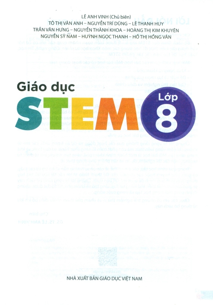 GIÁO DỤC STEM LỚP 8; GIÁO DỤC STEM LỚP 8; GIÁO DỤC STEM LỚP 8