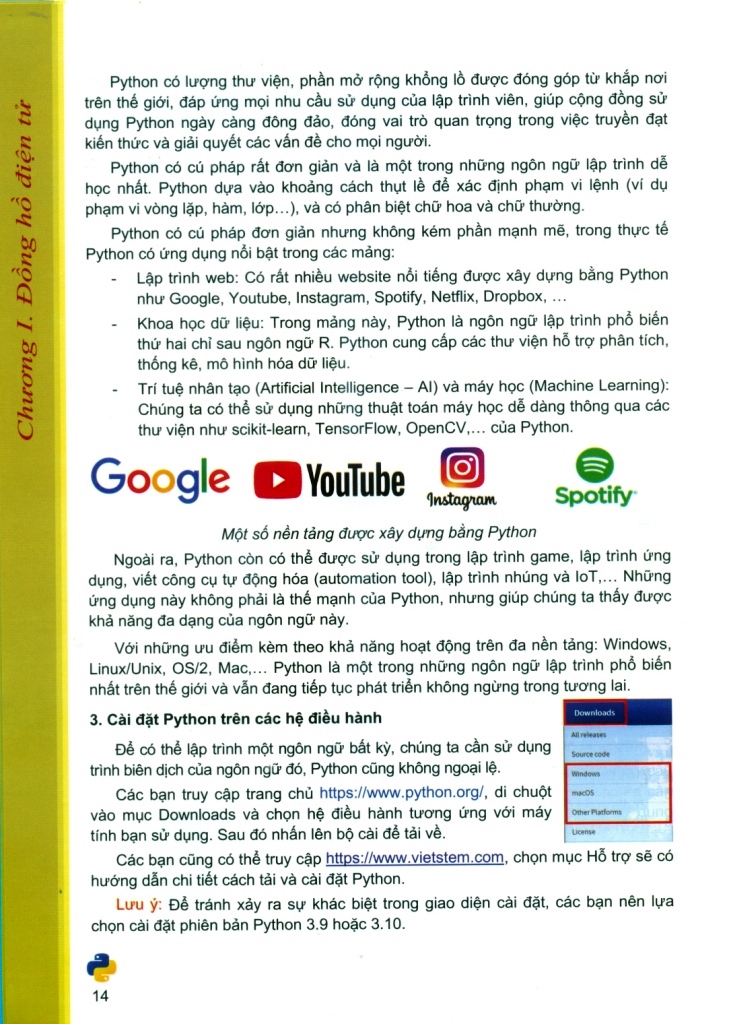 CODING 10 - LẬP TRÌNH VỚI PYTHON (Hành trang cho tương lai)