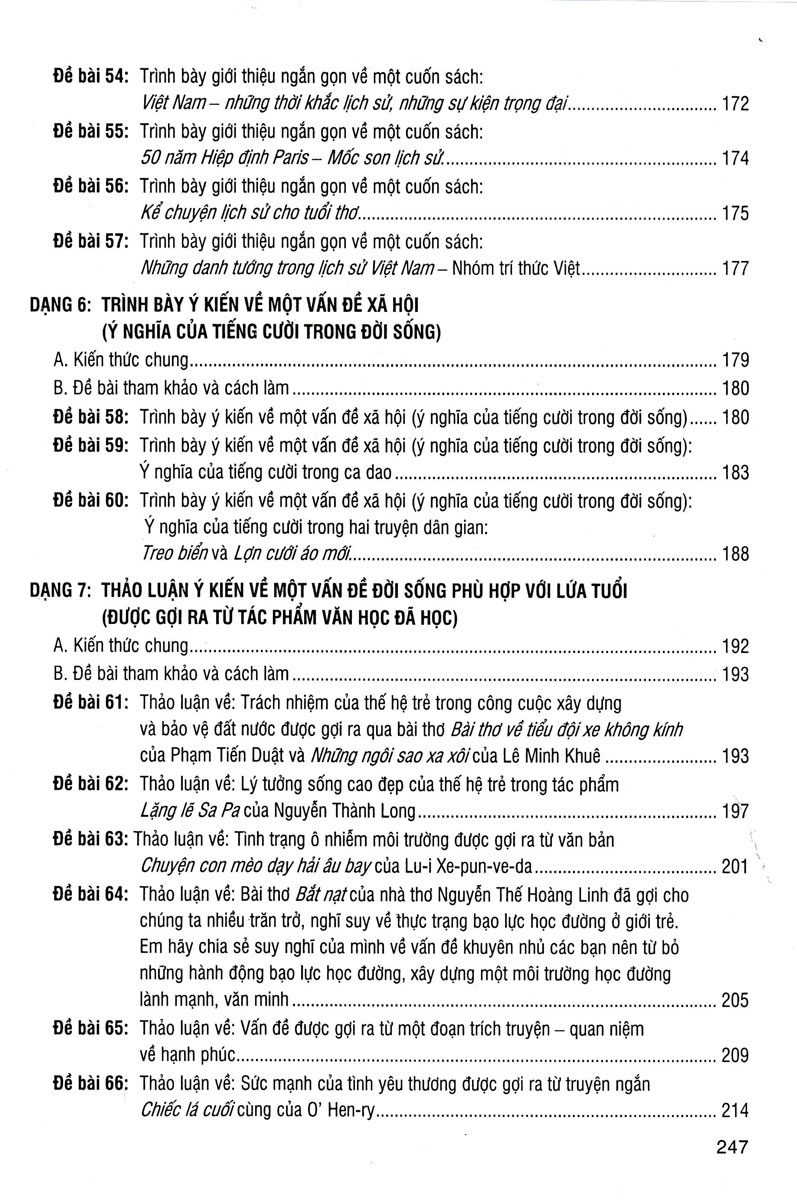 HƯỚNG DẪN VIẾT, NÓI VÀ NGHE CÁC DẠNG VĂN LỚP 8 - TẬP 1 (Dùng chung cho ...