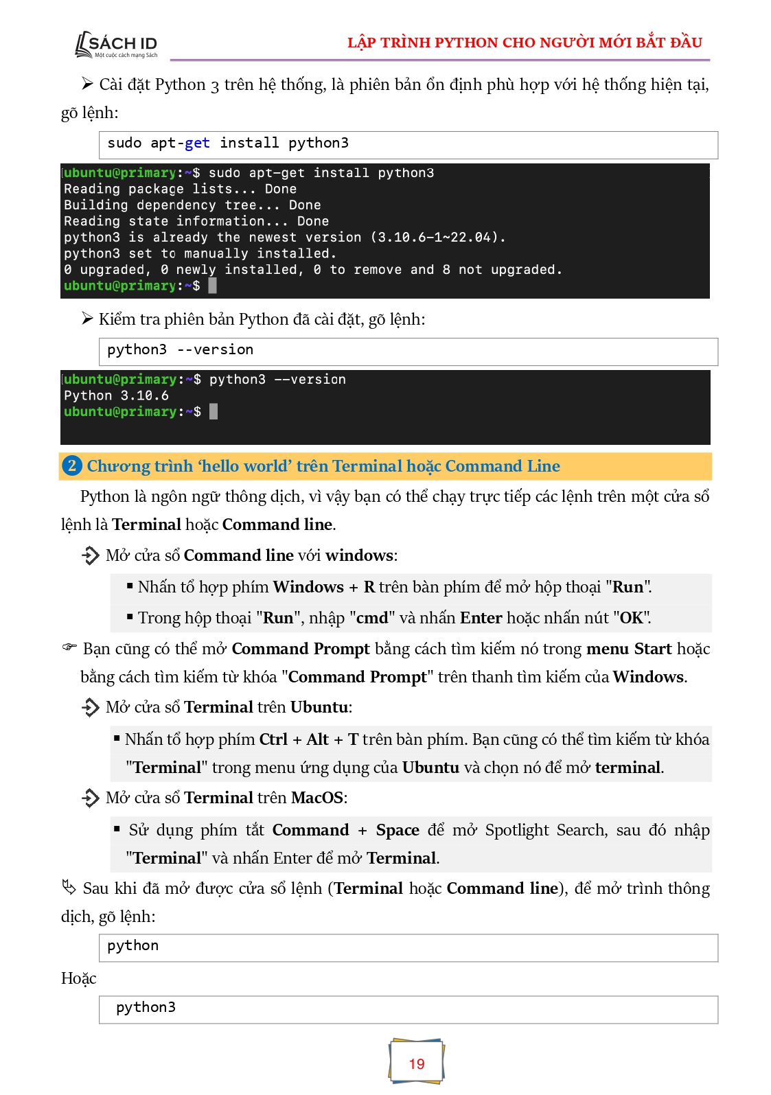 LẬP TRÌNH PYTHON CHO NGƯỜI MỚI BẮT ĐẦU (Dành cho người mới bắt đầu học ...