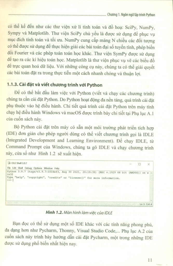 GIÁO TRÌNH LẬP TRÌNH PYTHON; Tài liệu tham khảo dành cho Giáo viên Tin ...