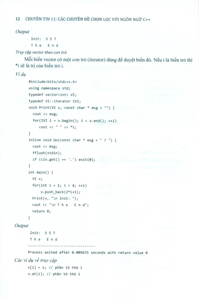 Sách Chuyên tin 11 - Các chuyên đề chọn lọc với ngôn ngữ C++, Lý thuyết ...